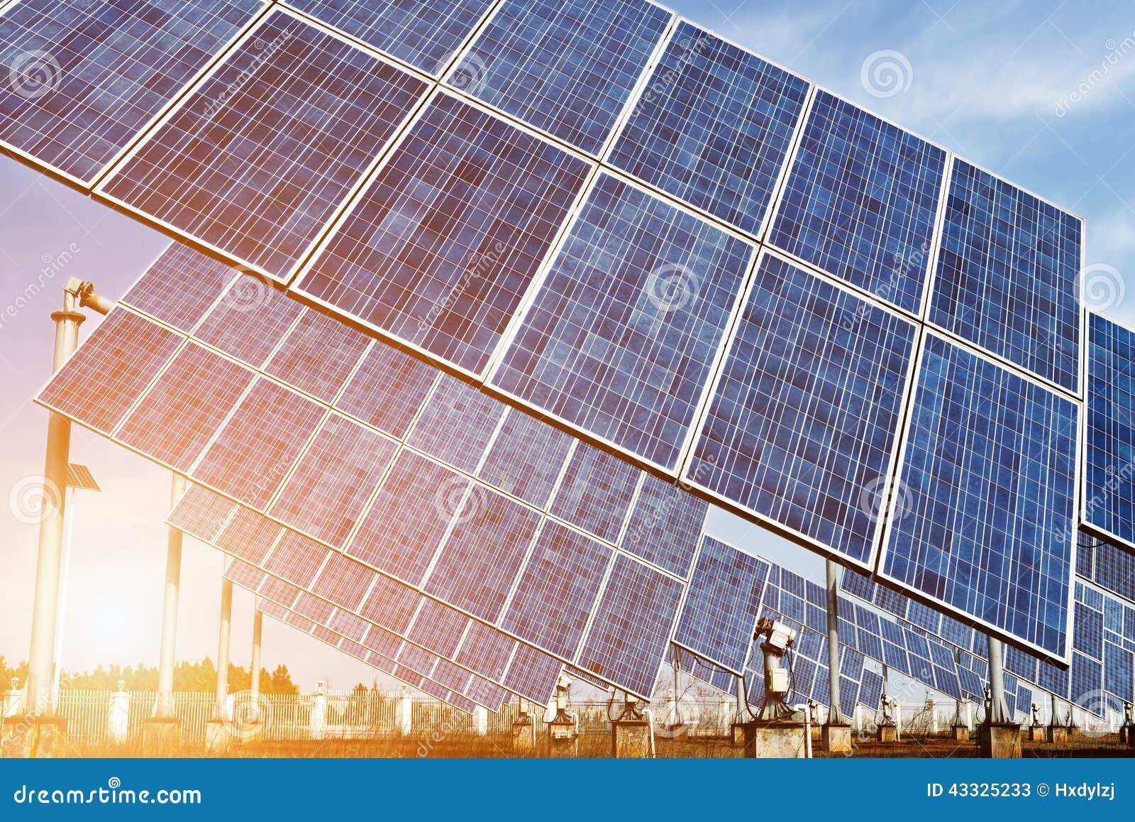 Photovoltaic Cells or Solar Panels Stock Image - Image of environment ...