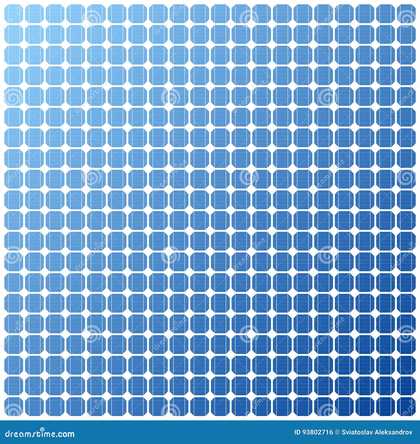 Photovoltaic Electric Solar Panel Texture Detailed Vector Illustration ...