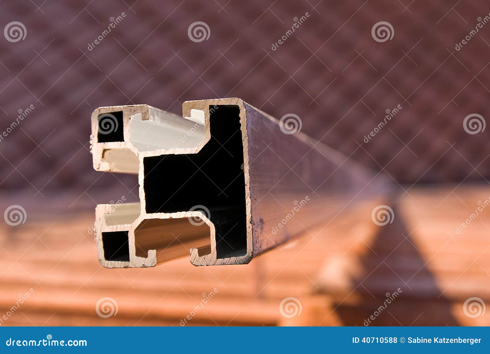 Photovoltaic Mounting Profile Stock Photo - Image of environment ...