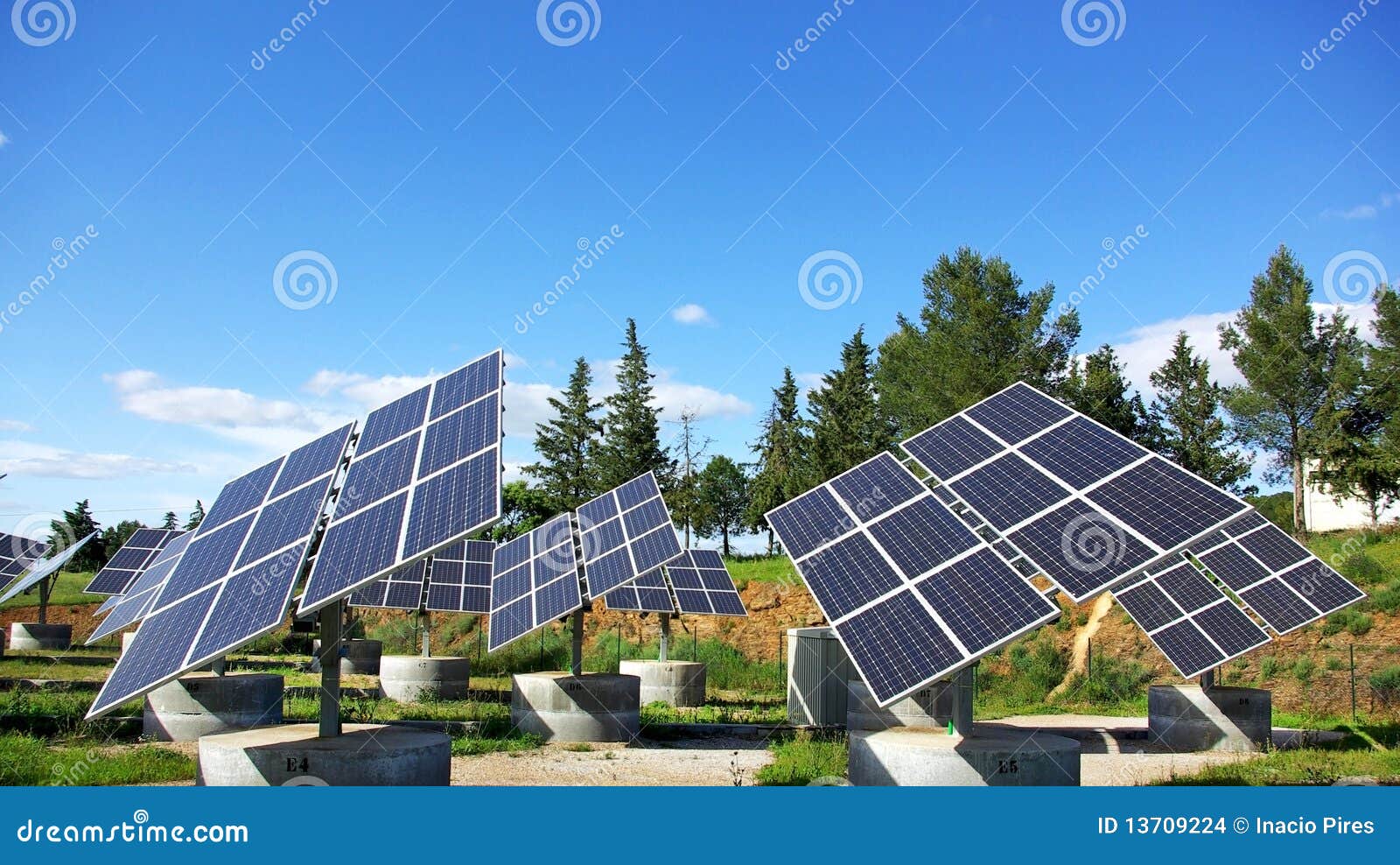 Photovoltaic panels . stock photo. Image of cell, panel - 13709224