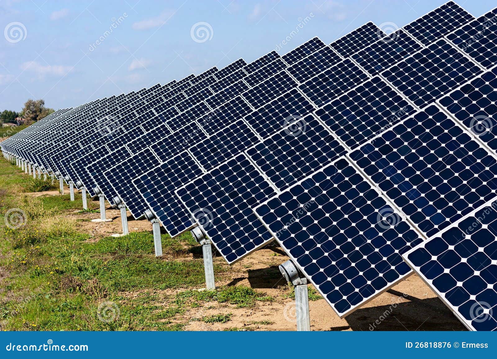 Photovoltaic panels stock photo. Image of clean, innovation - 26818876