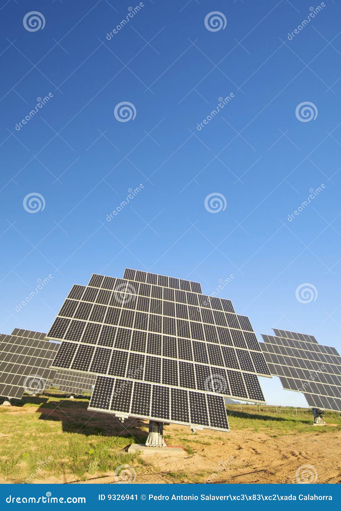 Photovoltaic panels stock image. Image of generator, outside - 9326941
