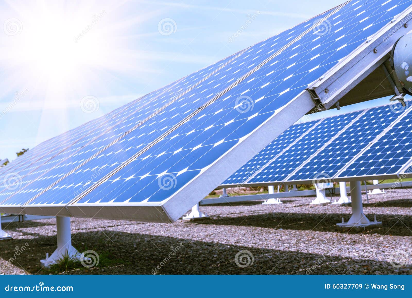Photovoltaic Power Generation Stock Image - Image of cell, sunlight ...
