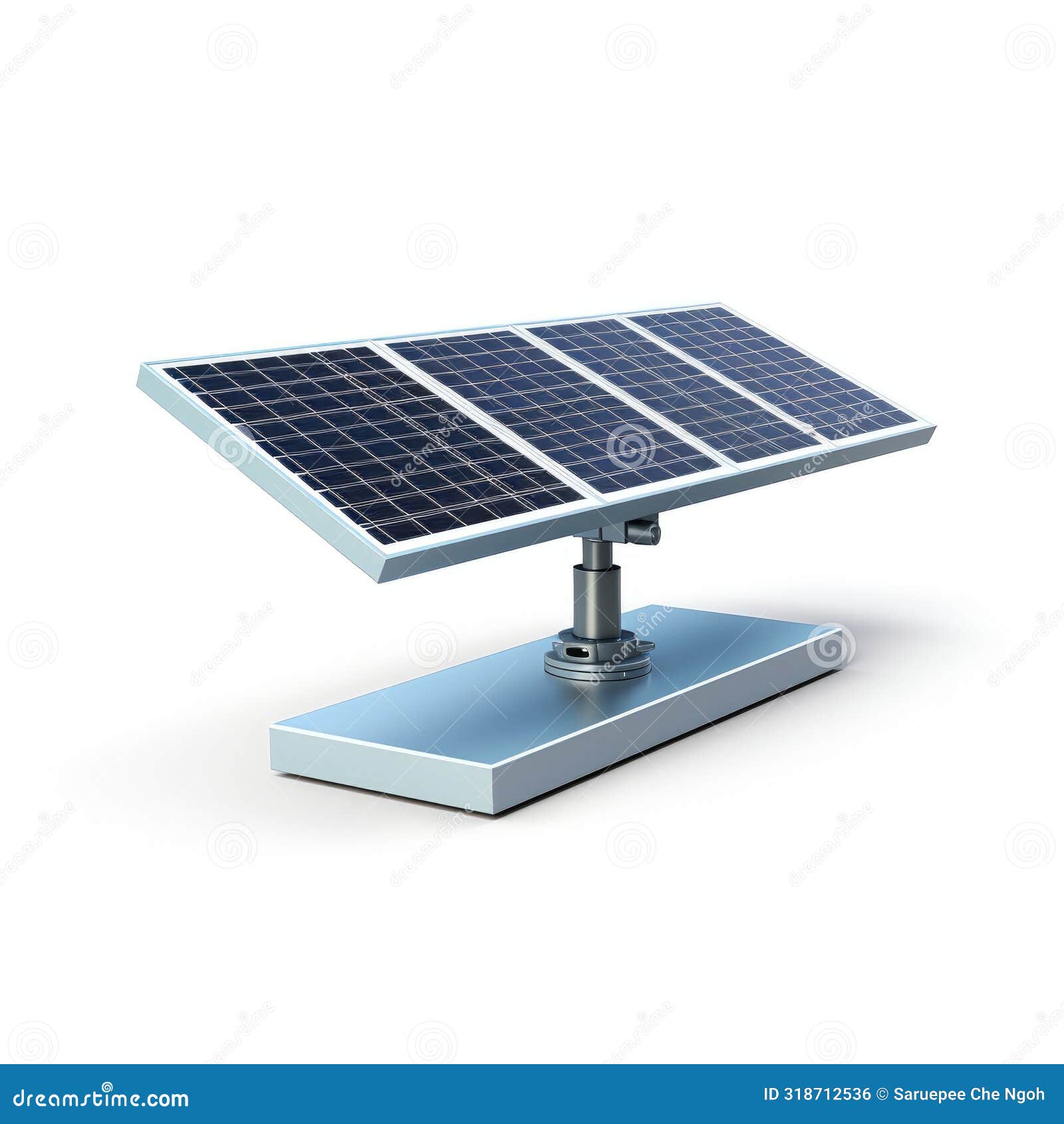 Photovoltaic Solar Panels Isolated from the White Background Stock ...