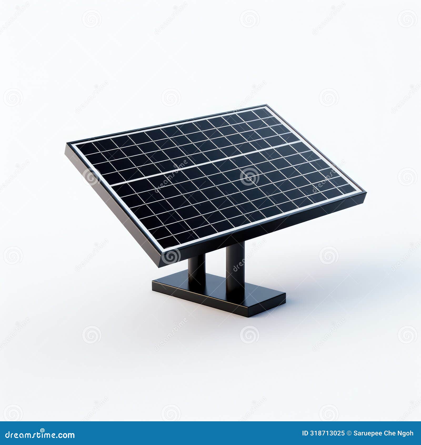 Photovoltaic Solar Panels Isolated from the White Background Stock ...