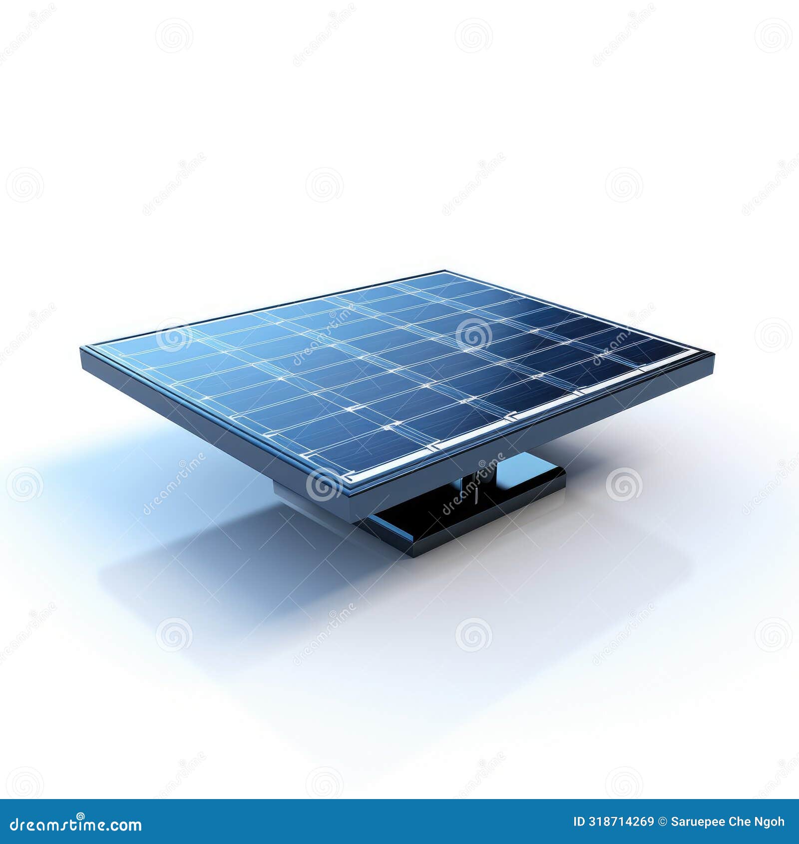 Photovoltaic Solar Panels Isolated from the White Background Stock ...