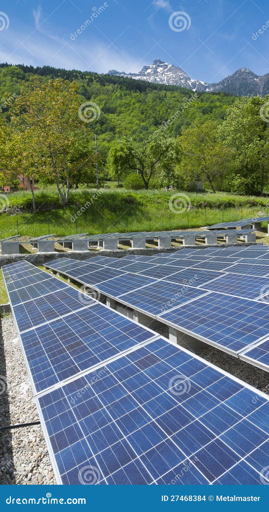 Photovoltaic System in Italy Stock Photo - Image of energy, field: 27468384