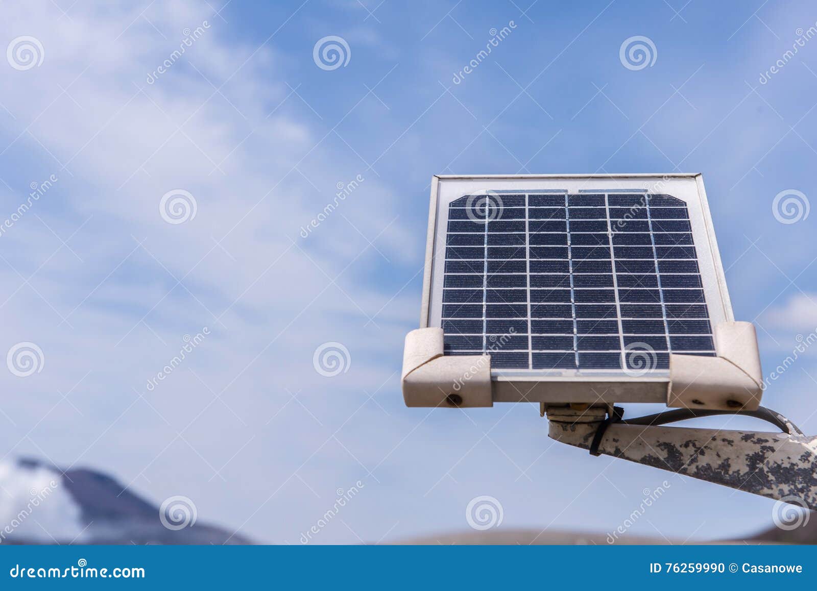 Photovoltaic Using Renewable Solar Energy from the Sun Stock Photo ...