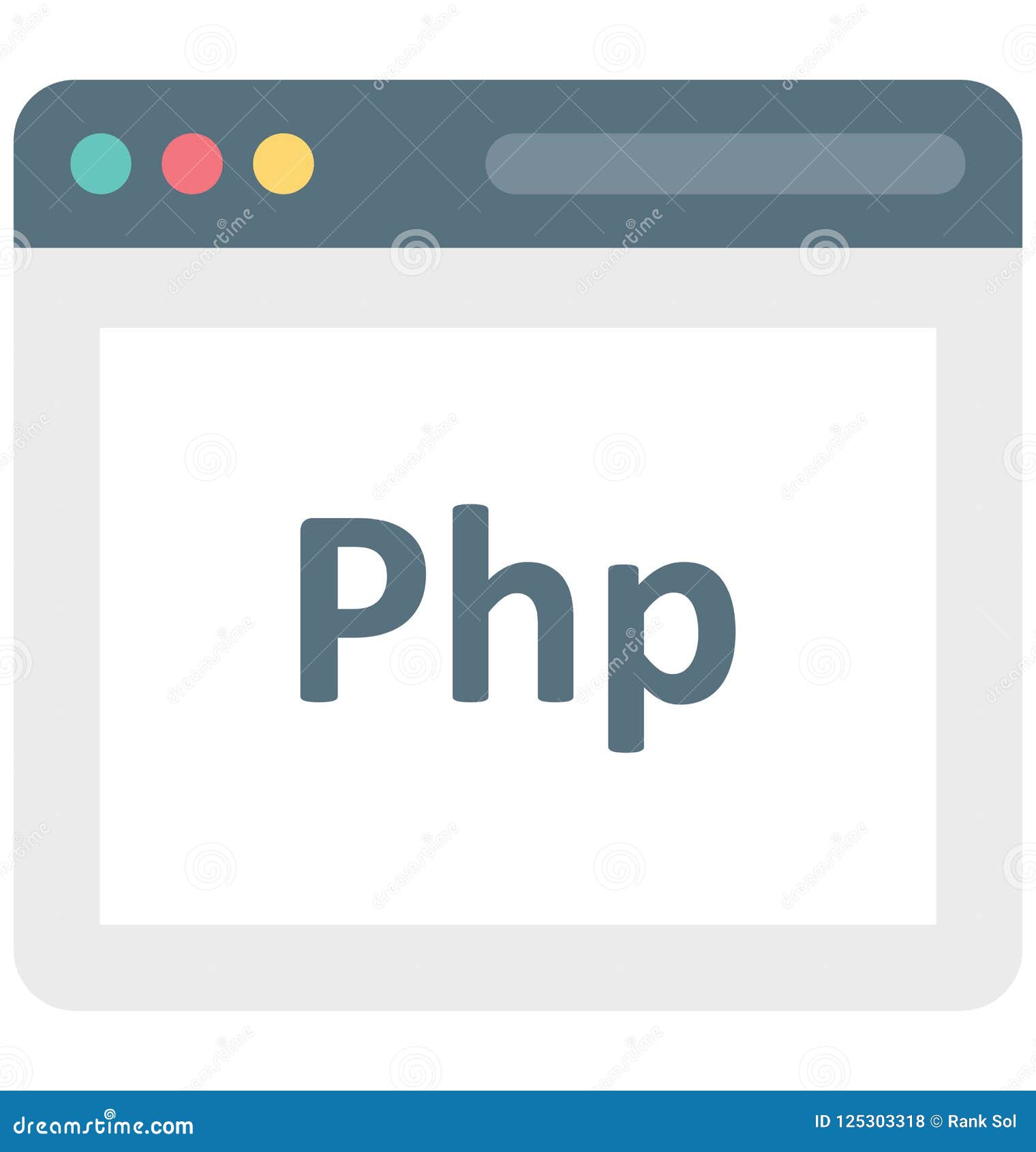 Php Code, Source Vector IconEditable Stock Vector - Illustration of ...