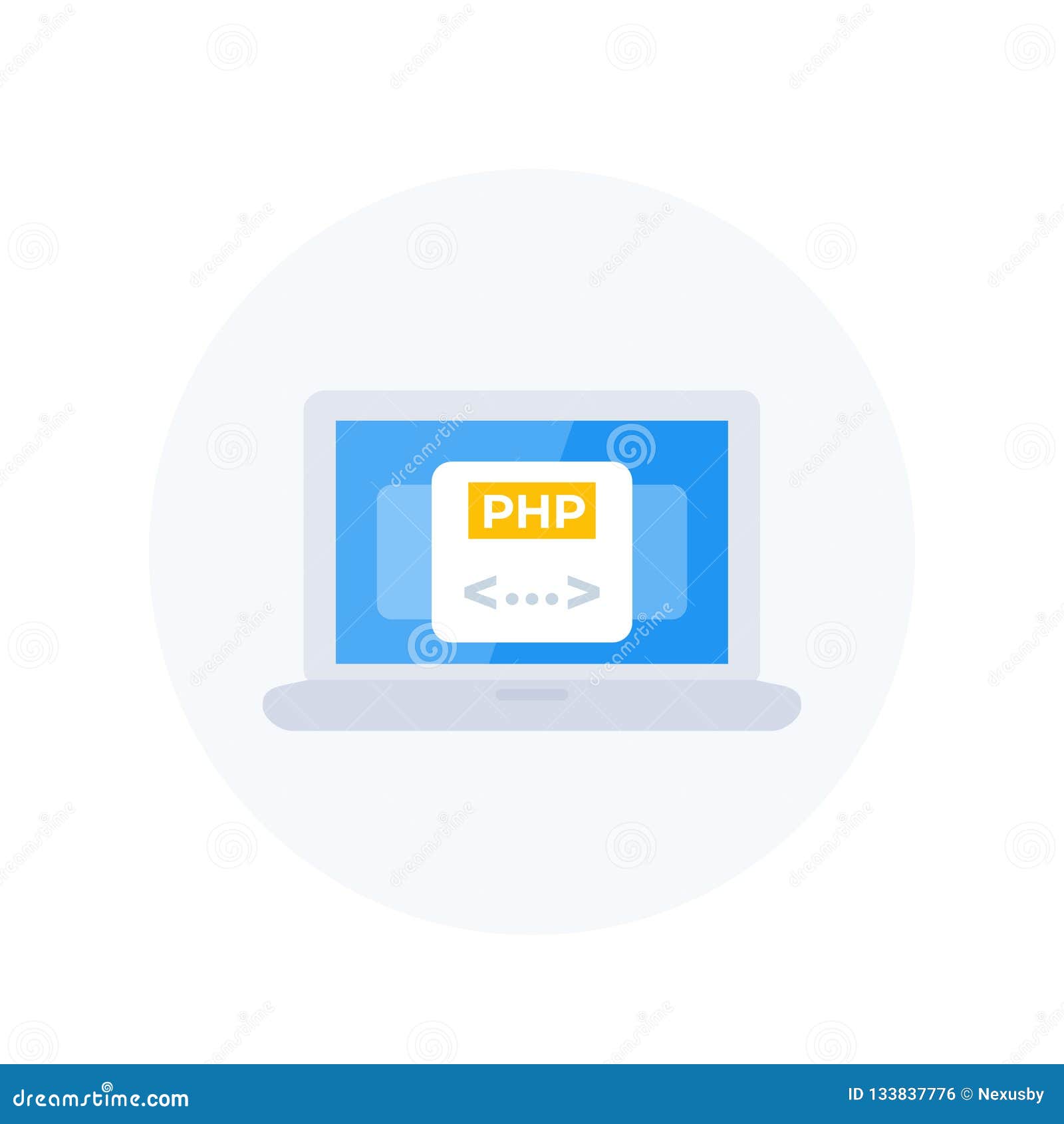 PHP Coding, Programming Icon Stock Vector - Illustration of program ... PHP Coding, Programming Icon Stock Vector - Illustration of program ...