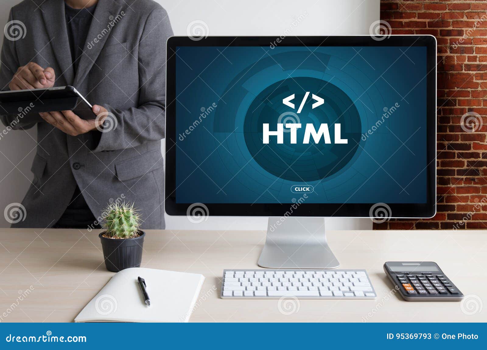 Php Html Developer Web Code Design Programmer Working In A Soft Stock Image Image Of Copy