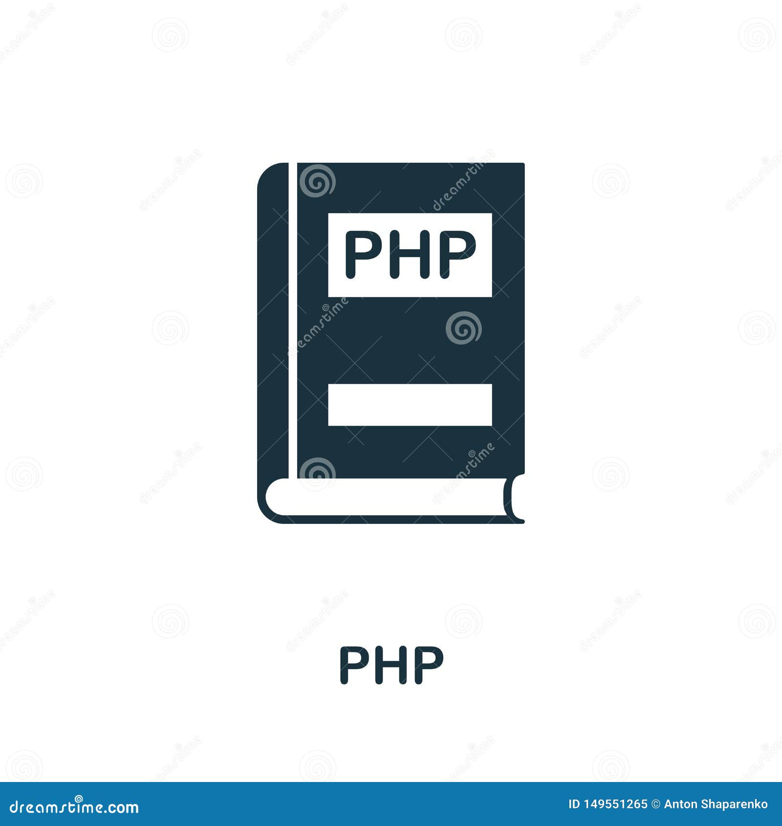 Php Icon Creative Element Design From Programmer Icons Collection Stock Vector Illustration