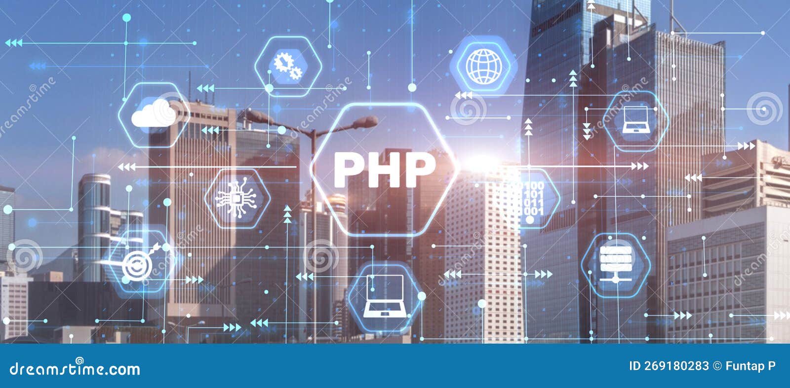 Php Interpreted Programming Language Hypertext Preprocessor Programming Stock Illustration 8398