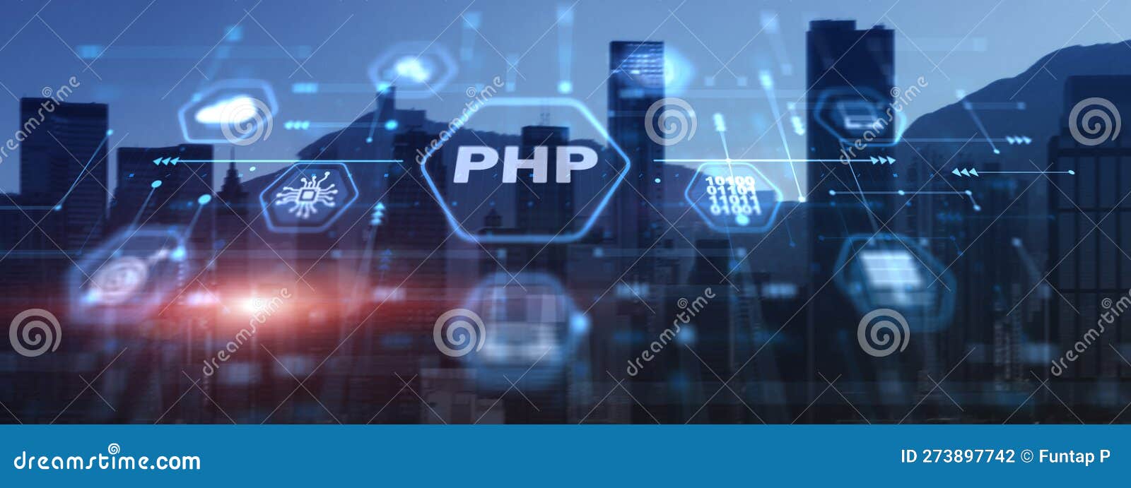 Php Interpreted Programming Language Hypertext Preprocessor Programming Stock Illustration 8633