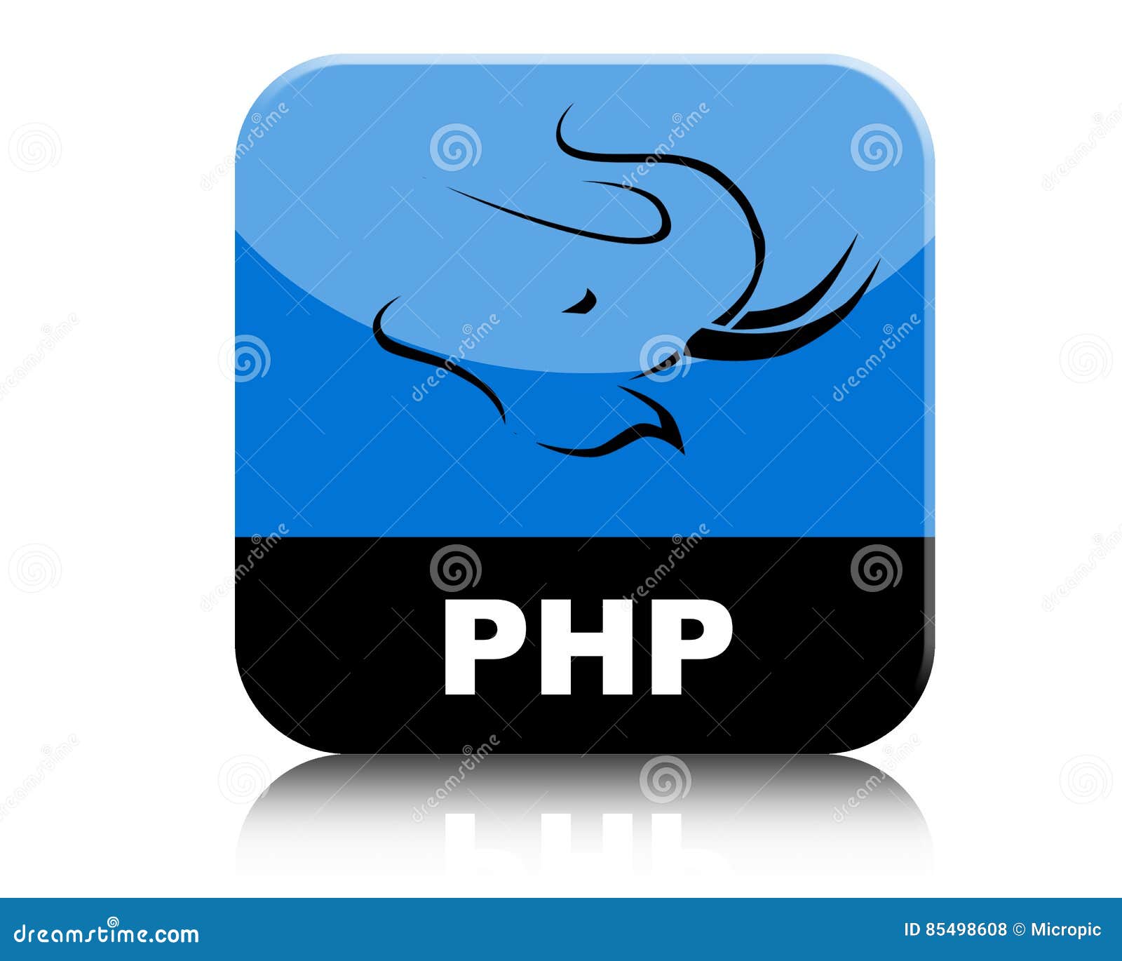 PHP Logo Icon Tab ilustração stock. Ilustração de logotipo - 85498608