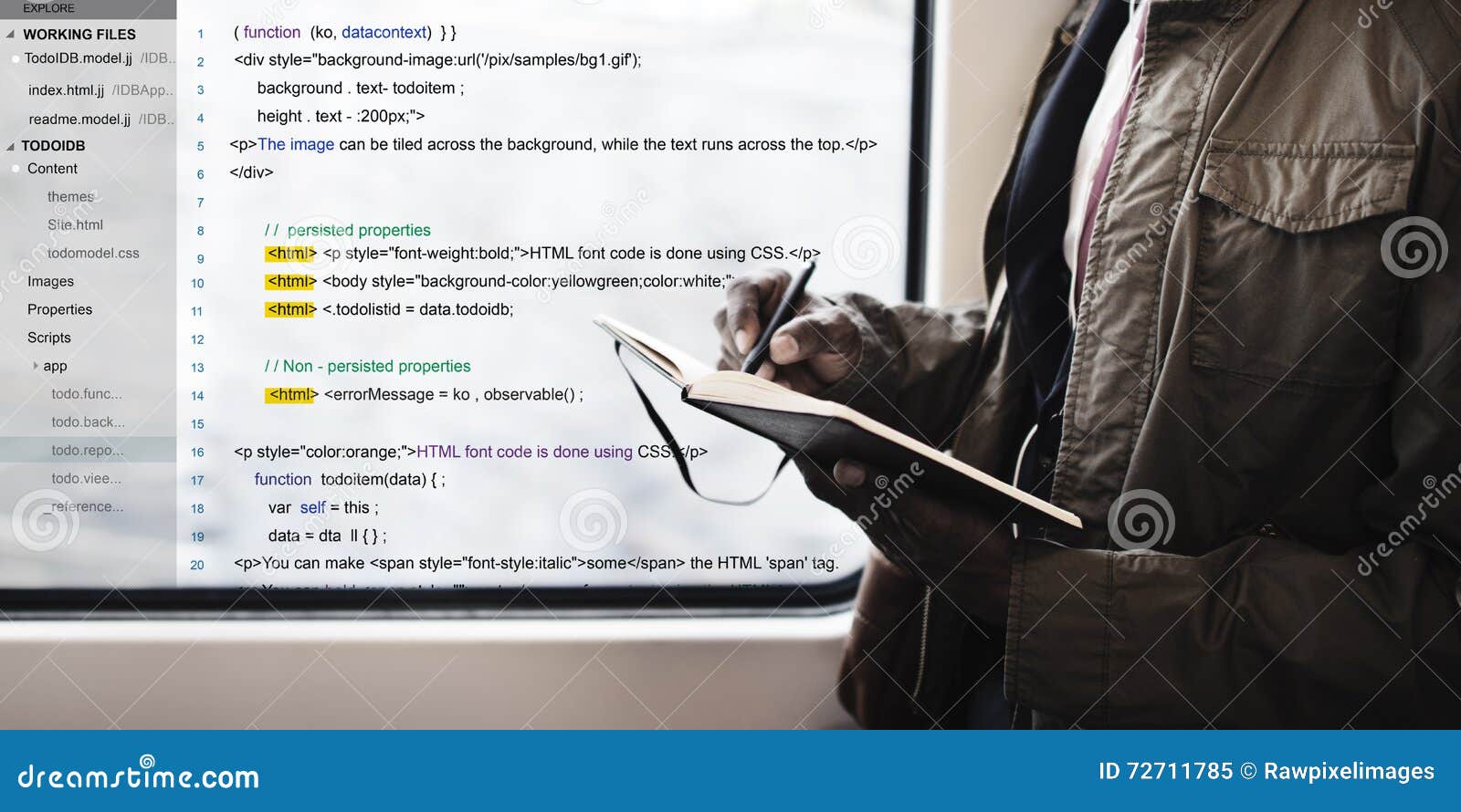 Php Programming Html Coding Cyberspace Concept Stock Image Image Of Diary Intellectual 72711785