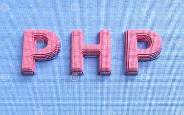 PHP Programming Language. Development Concept. Coding Background ...