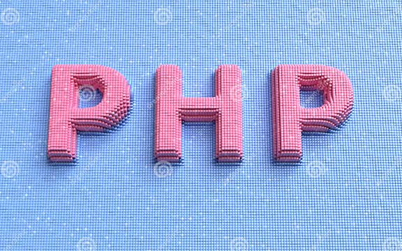 PHP Programming Language. Development Concept. Coding Background ...