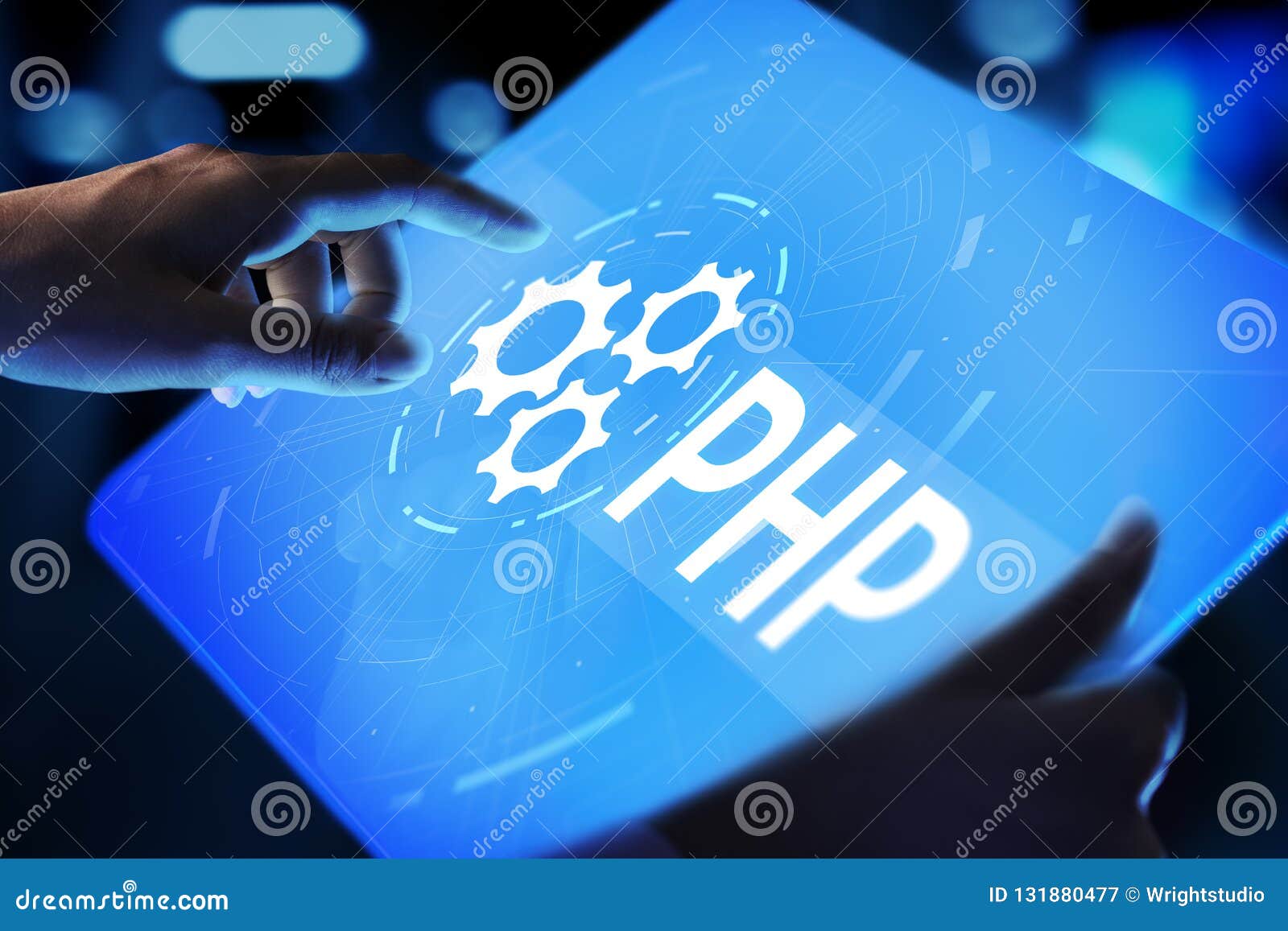 Php Web Development And Coding Internet And Technology Concept On