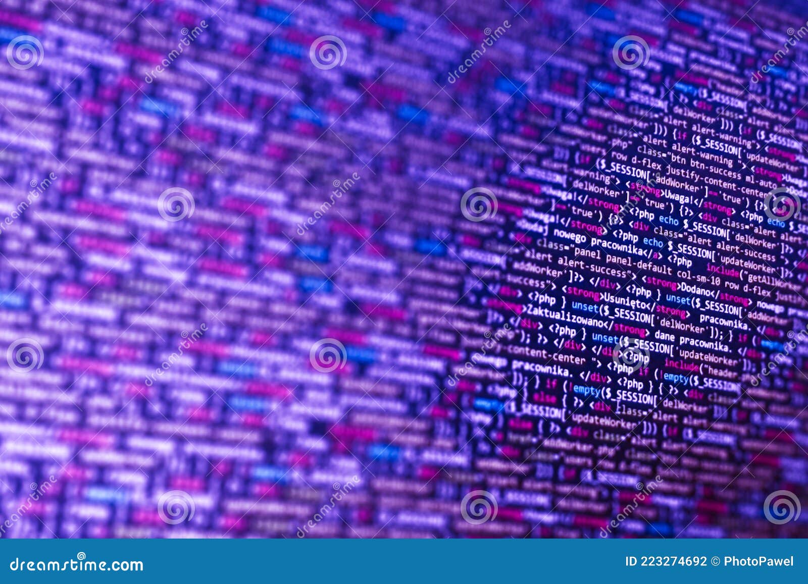 Php Web Programming Source Code Abstract Code Background Software Development Software