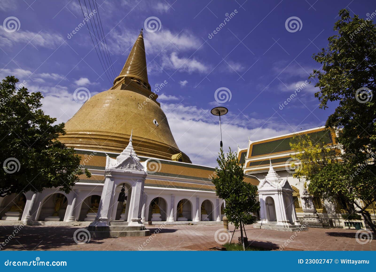 Phra Pathom Chedi stock image. Image of faith, cultural - 23002747