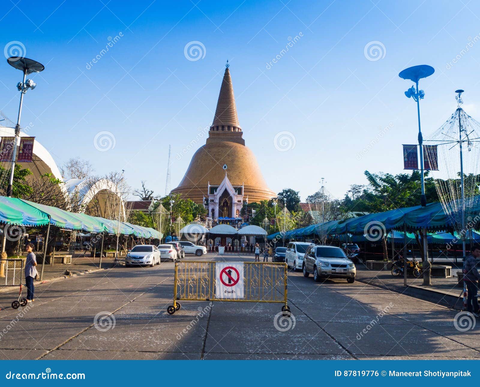Phra Pathom Chedi Temple of Nakhon Pathom Editorial Photo - Image of ...