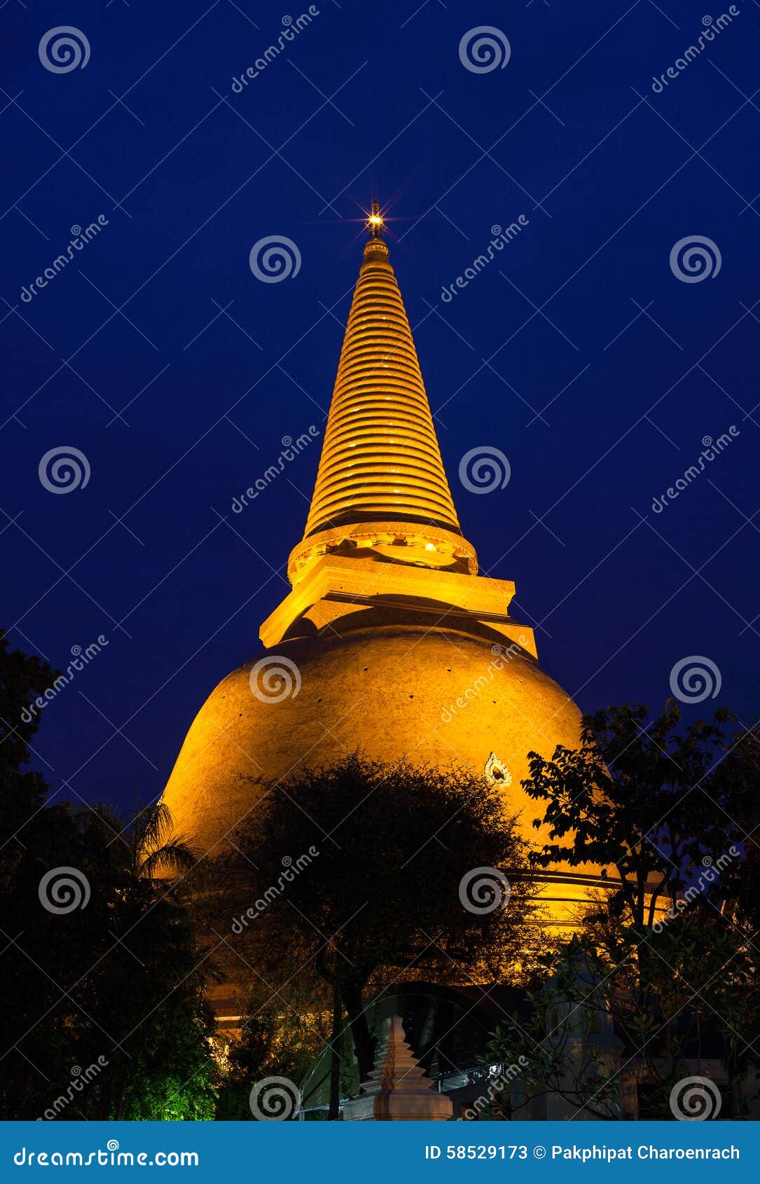 Phra Pathommachedi the Stupa at the Location is First Mentioned Stock ...