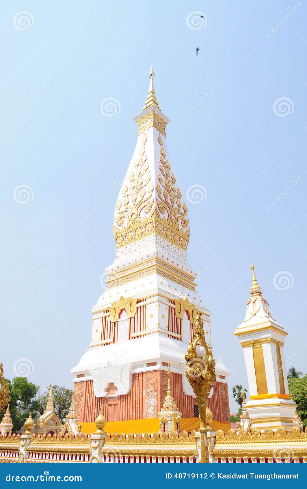 Phra that Phanom stock photo. Image of isan, phra, temple - 40719112