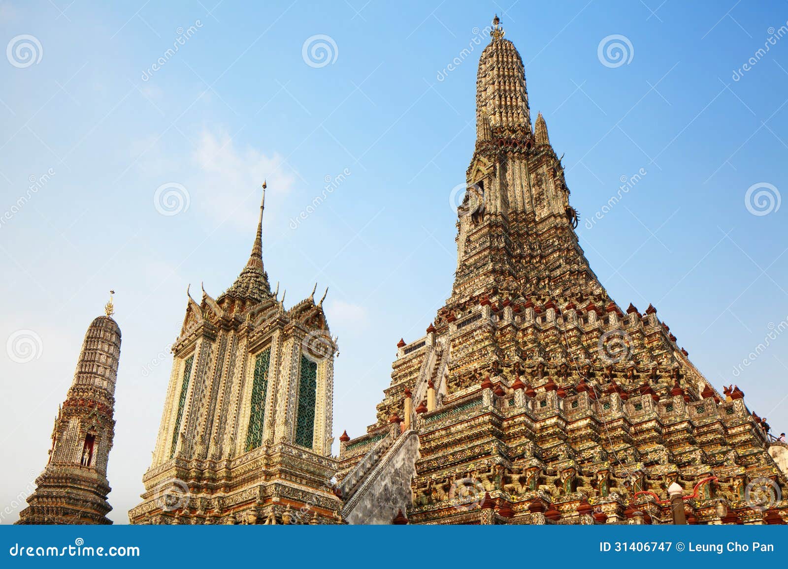 Phra Prang in Bangkok stock image. Image of historic - 31406747