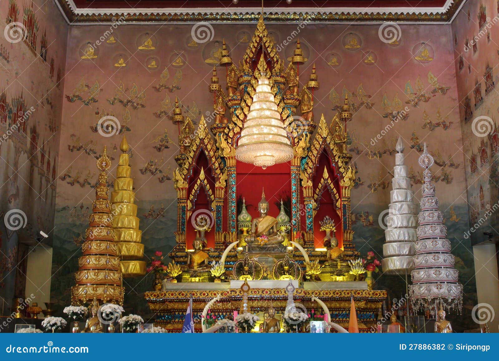 Phra Sai Buddha stock photo. Image of buddhist, ornate - 27886382