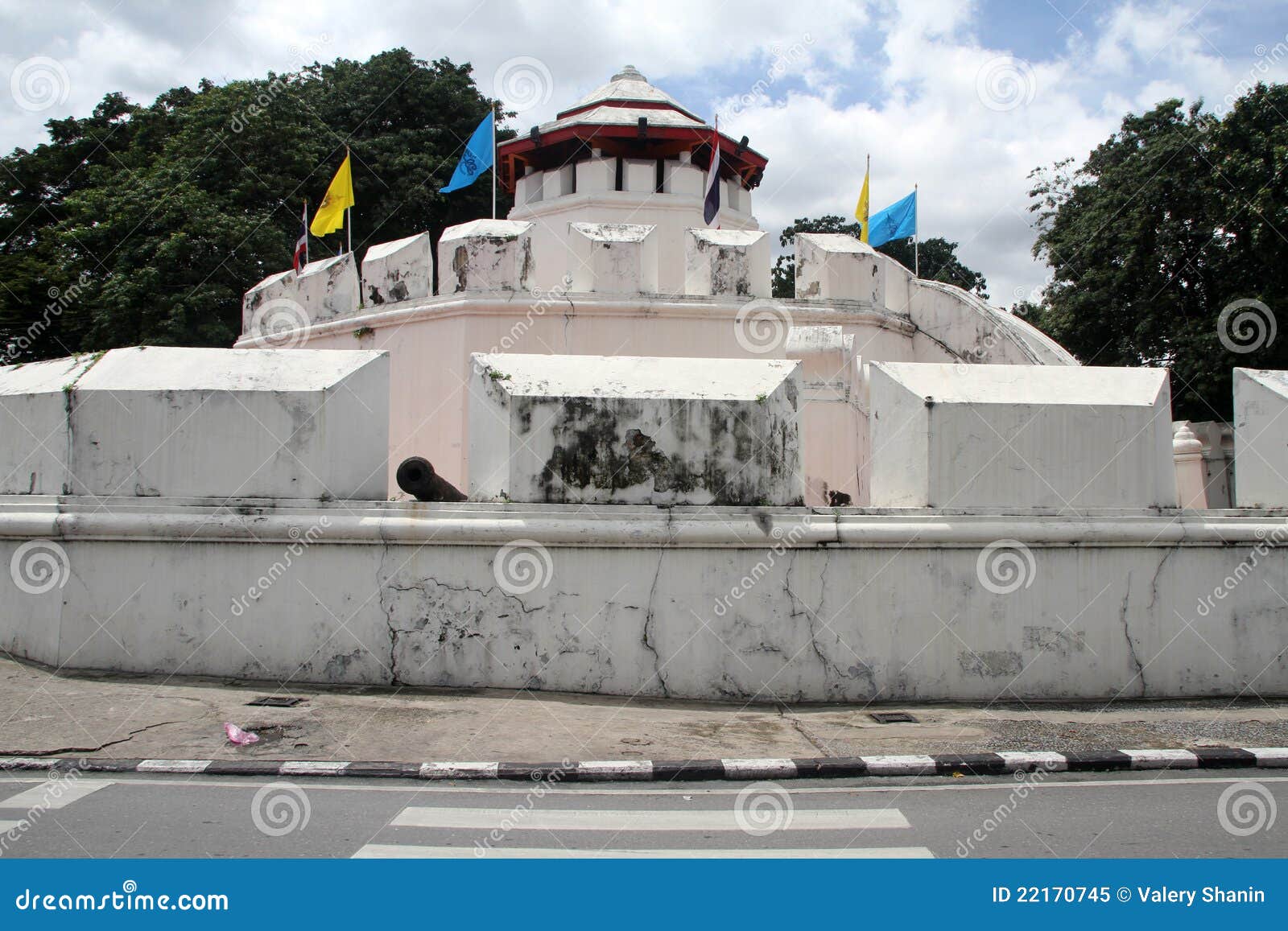 Phra Sumen fort stock image. Image of travel, sumen, destinations ...