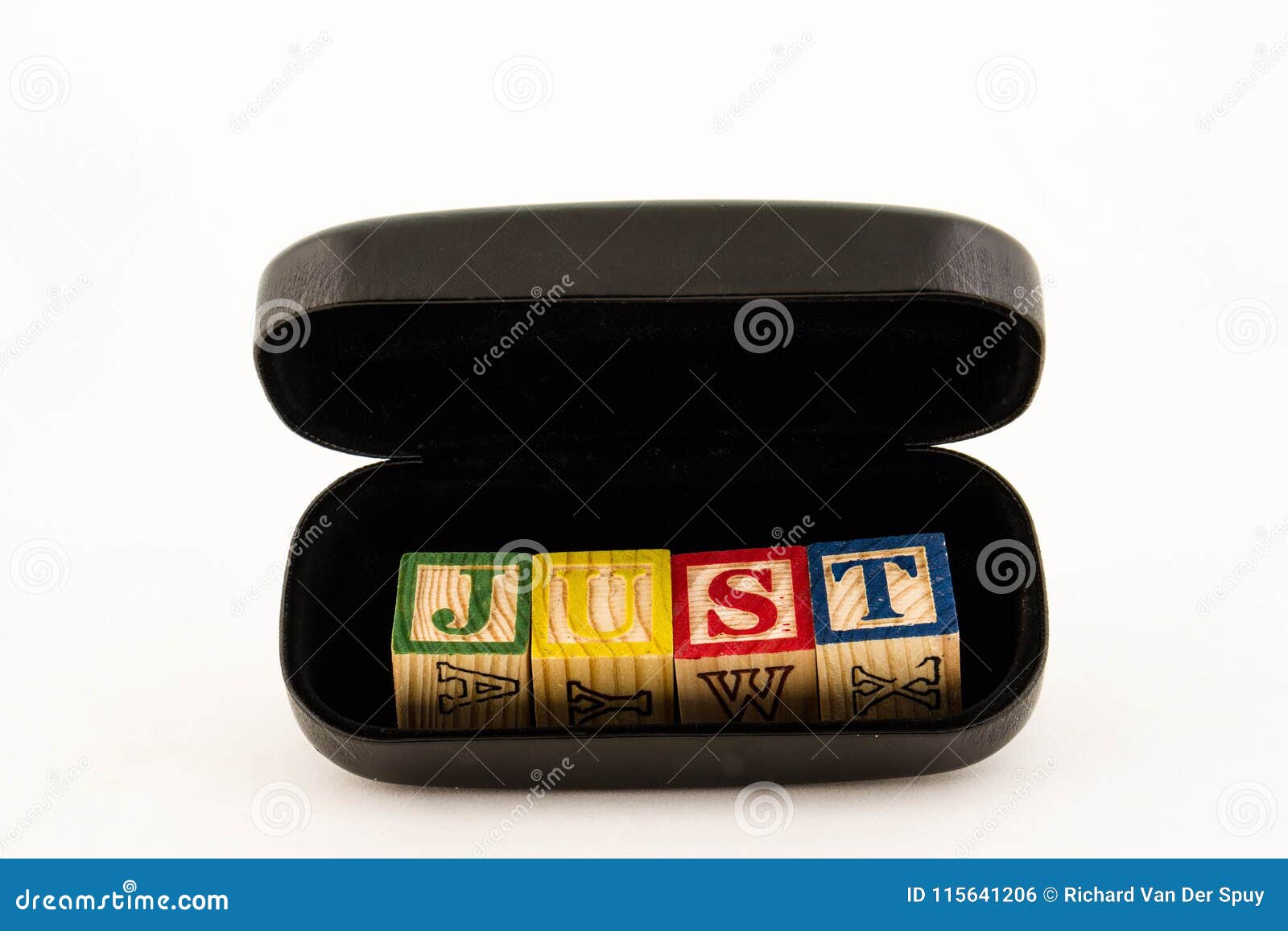 The Phrase Just in Case Visually Displayed Stock Photo - Image of ...