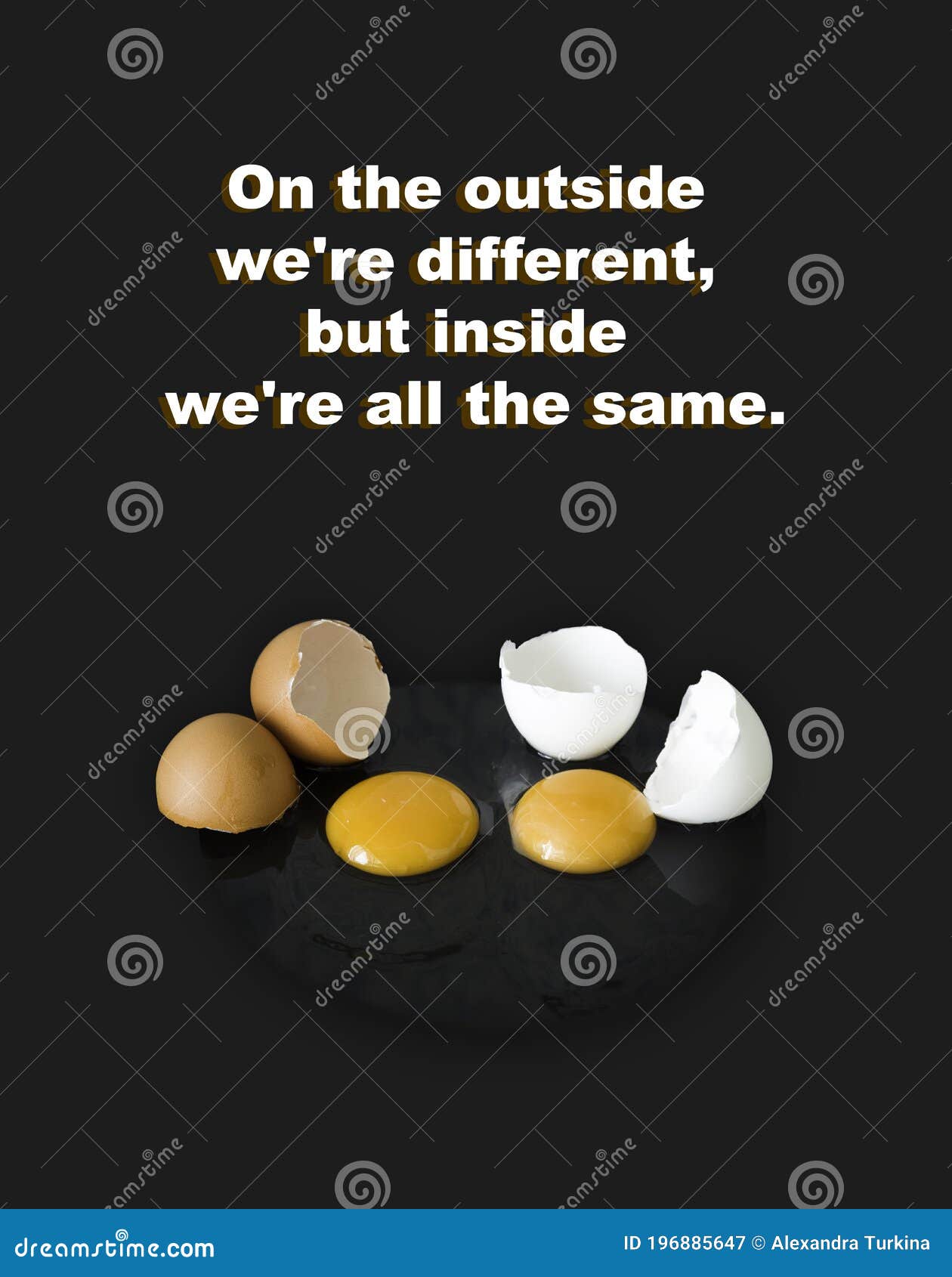 The Phrase: `on the Outside we are Different, but Inside we are All the ...