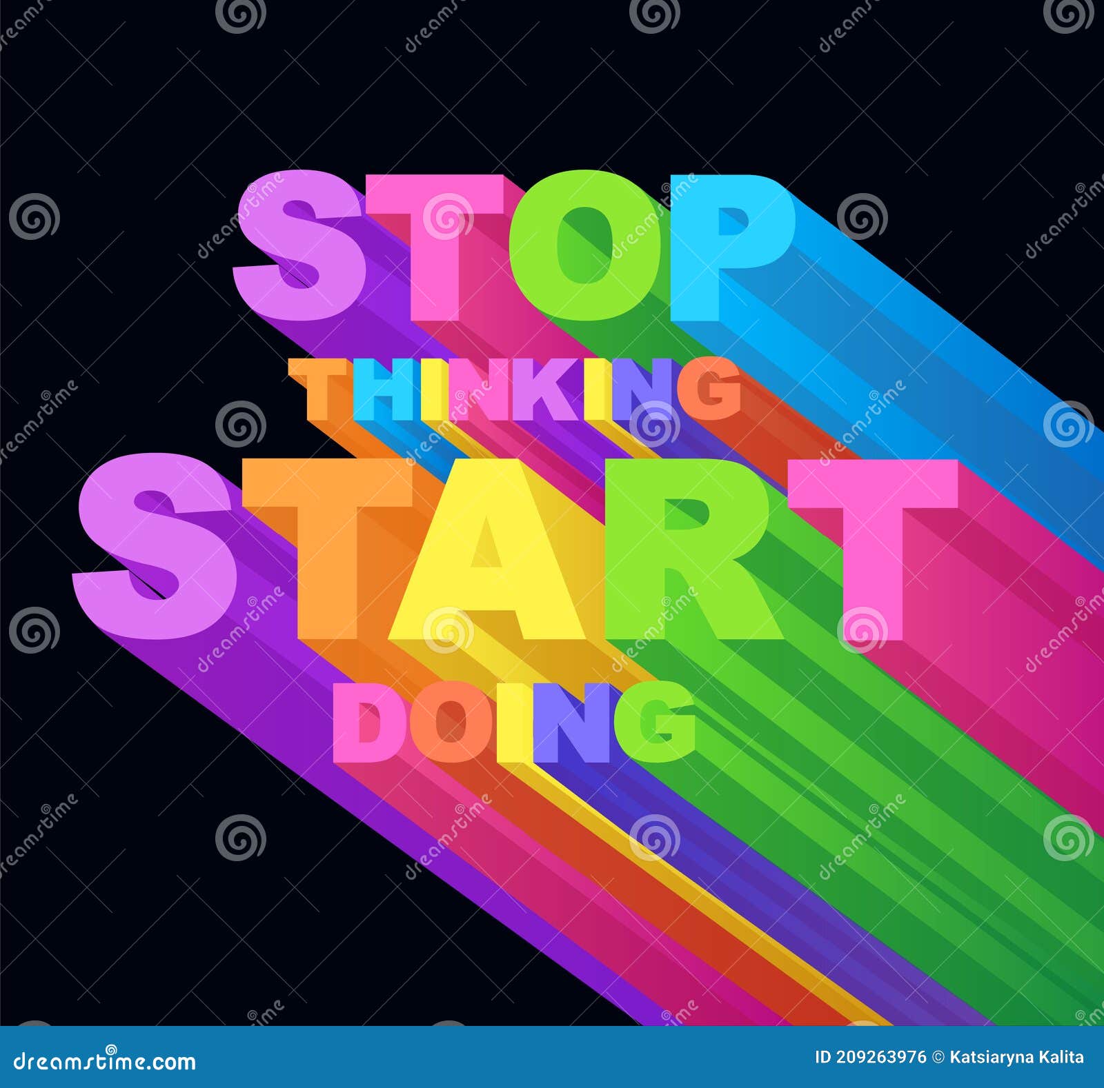 Thinking And Doing As A Choice - Pictured As Words Thinking, Doing On ...