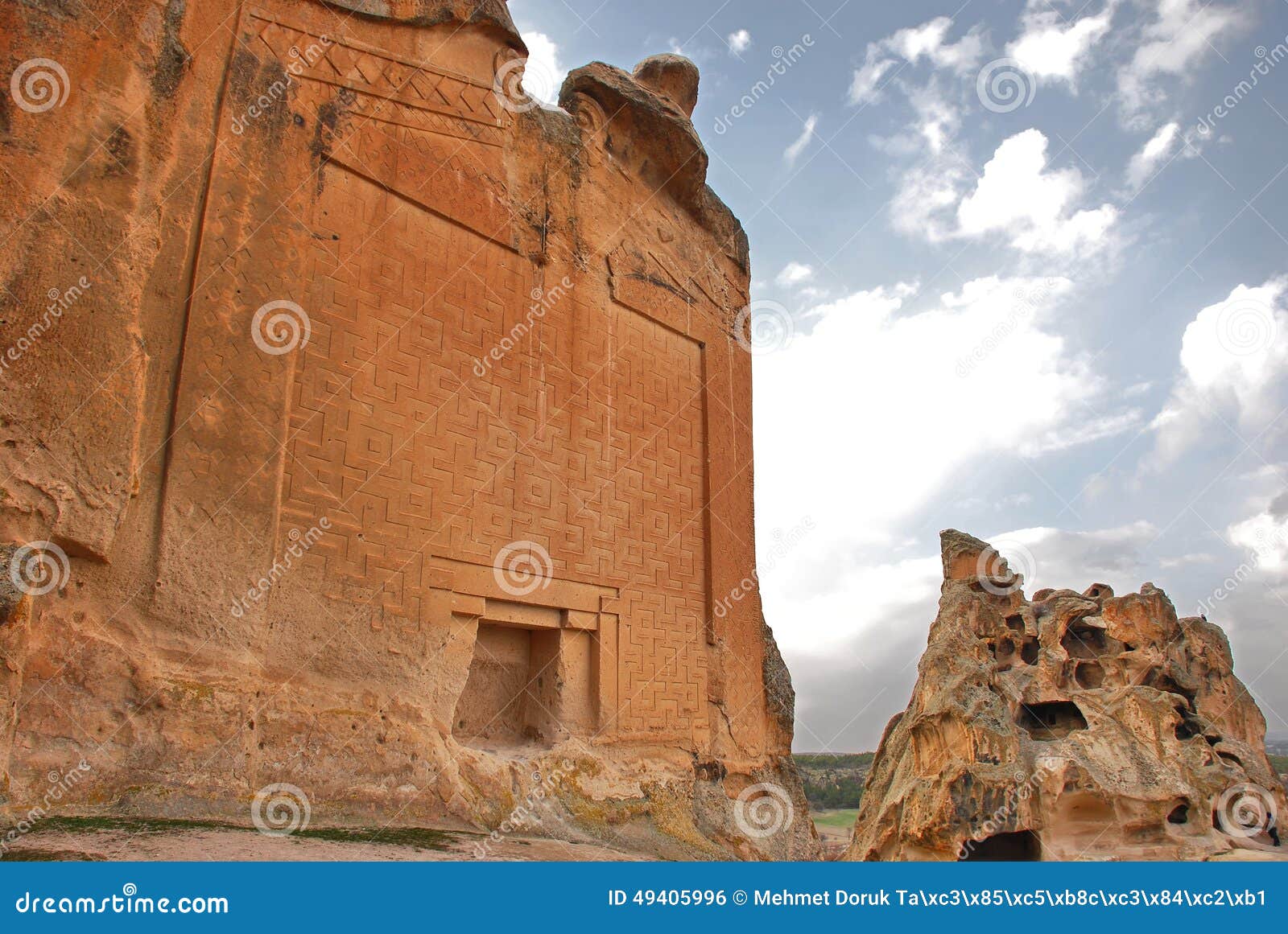 Phrygian valley Monument stock photo. Image of eroded - 49405996