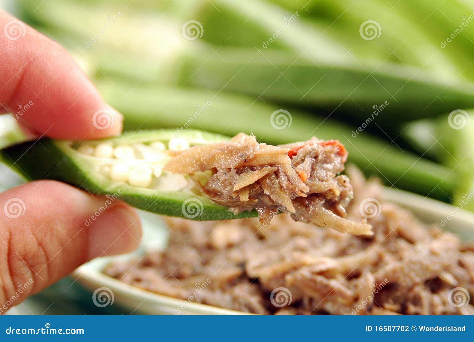 Phuket Dried Fish Paste Chili Sauce (Nam Phrik Pr Stock Photo - Image ...