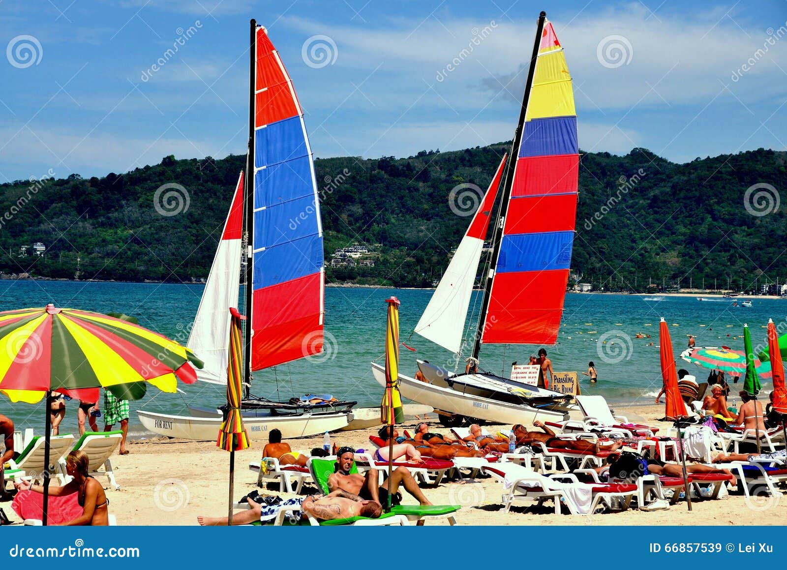 Phuket, Thaïlande : Plage De Patong Image stock éditorial - Image du ...