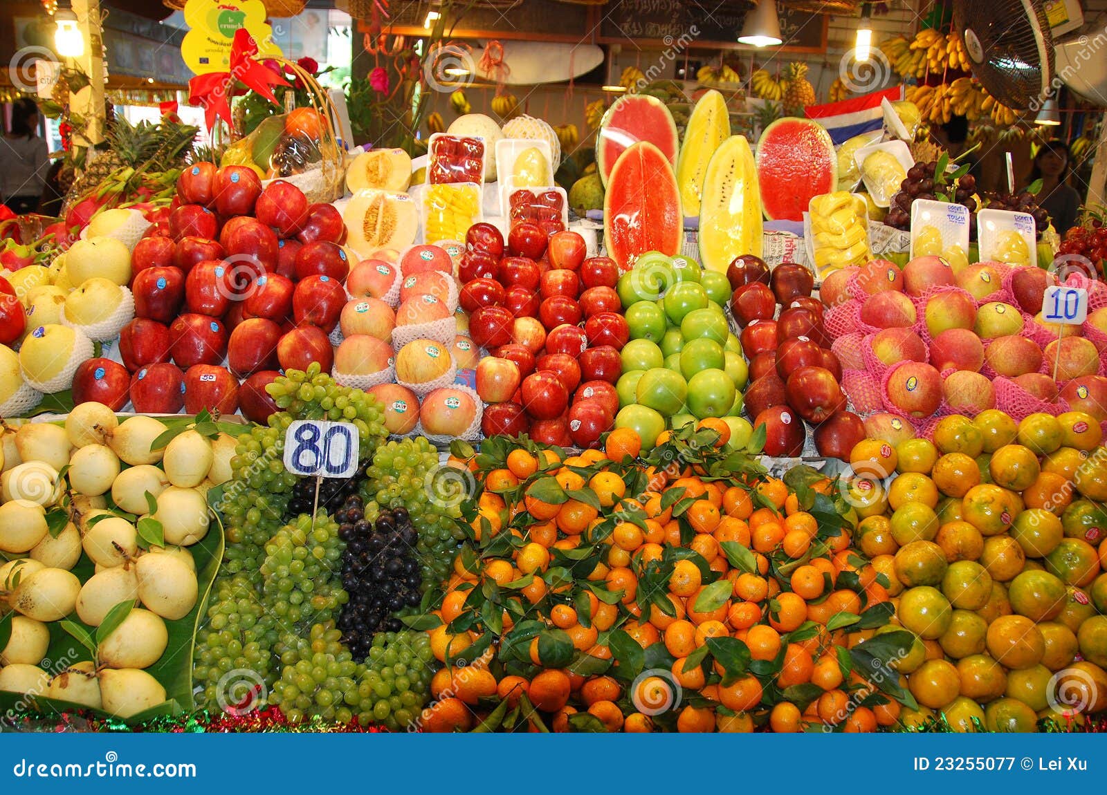 Phuket Thailand Banzaan Market Fresh Fruits Editorial Photography