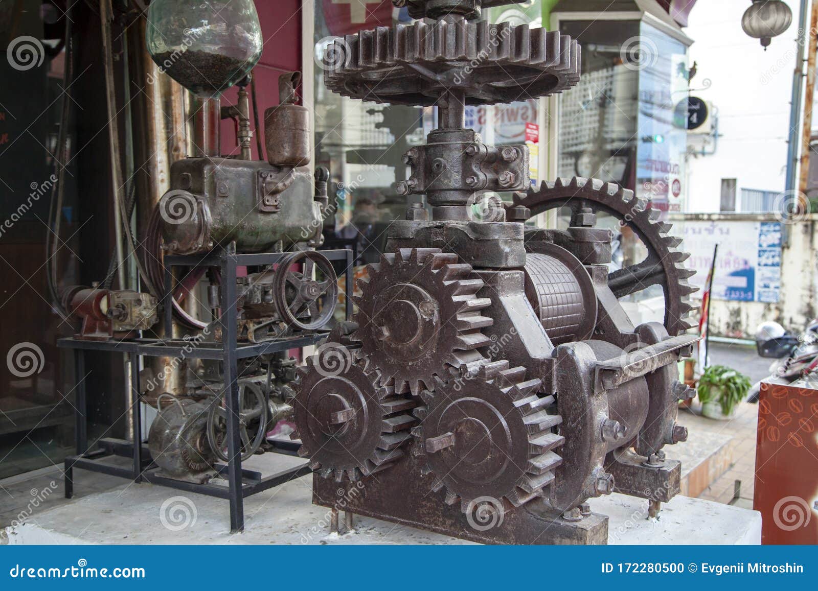 Old Rusty Engine Editorial Image | CartoonDealer.com #172280500