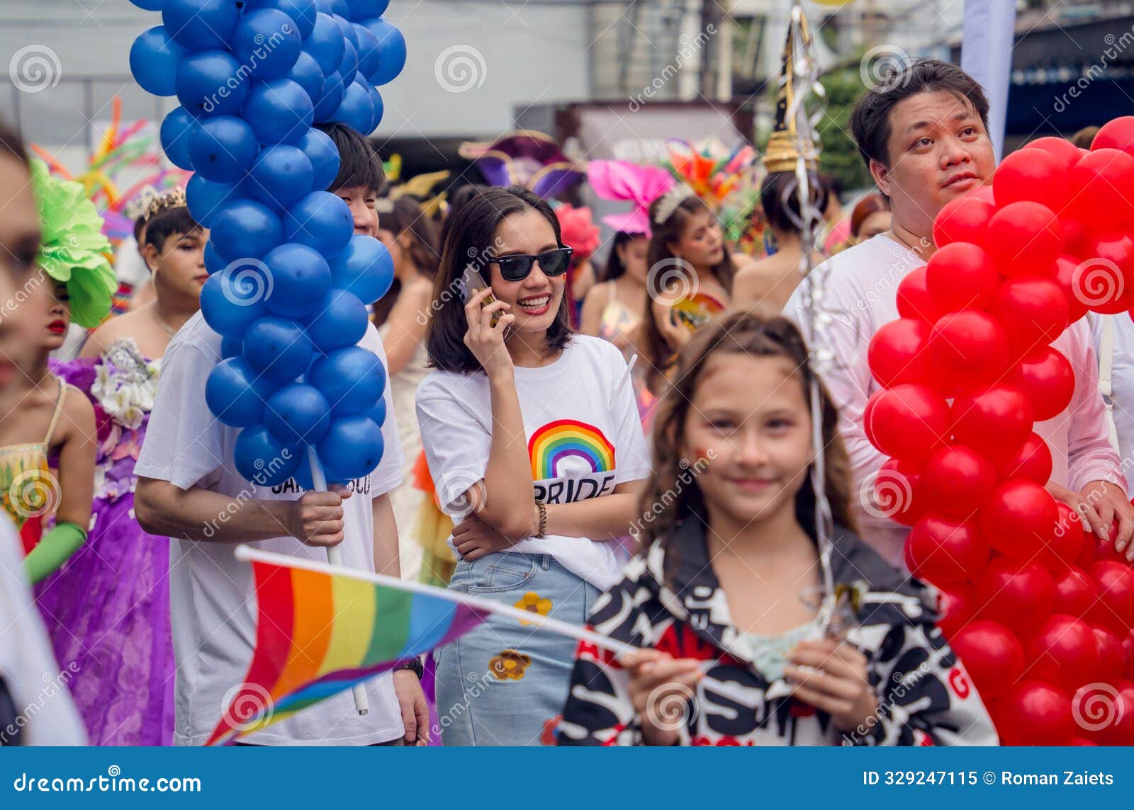 PHUKET, THAILAND - June 29, 2024: Pride Parade in Phuket Downtown ...