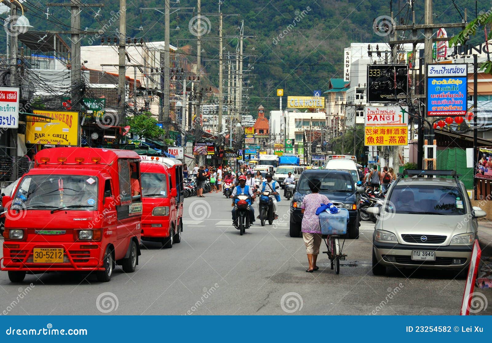 Phuket, Thailand: Rat-U-Thit Road Scene Editorial Photography - Image ...
