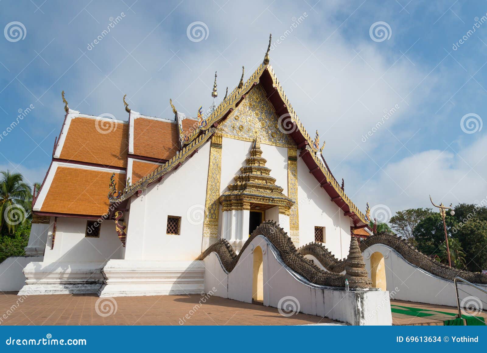 Phumin temple stock photo. Image of buddhism, asian, decoration - 69613634