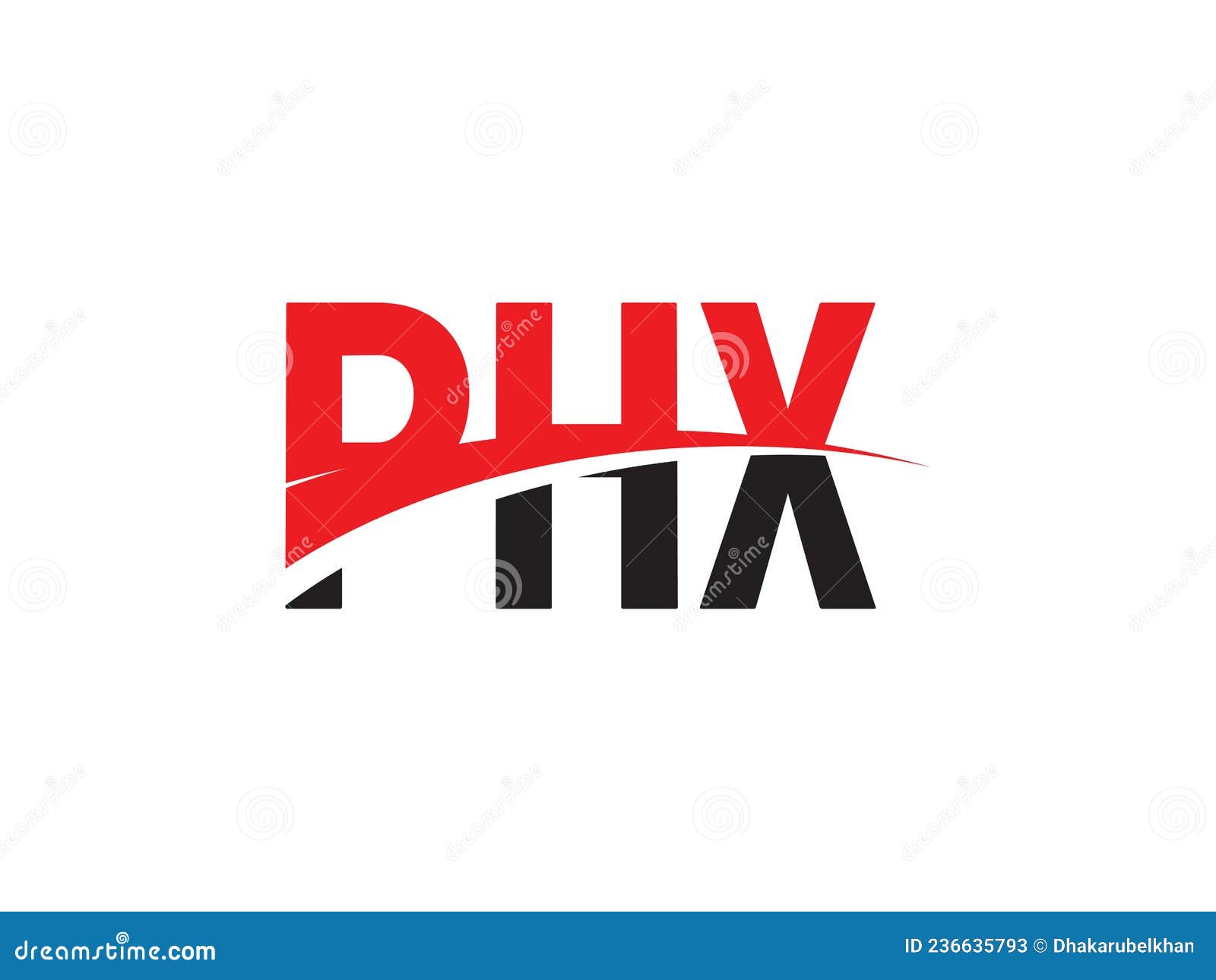 PHX Letter Initial Logo Design Vector Illustration Stock Vector ...