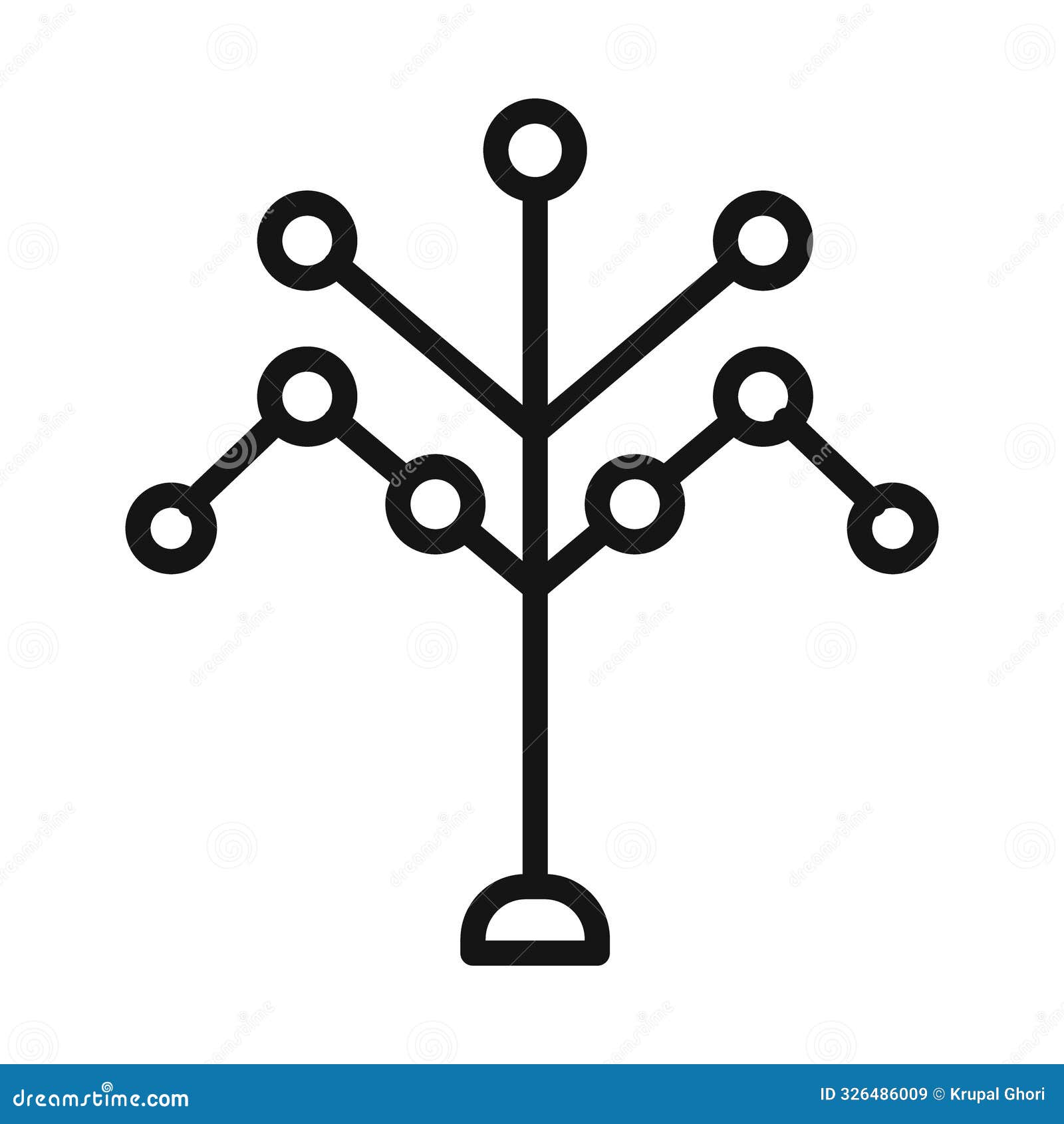 Evolutionary Tree Diagram Illustrating Various Ensemble Learning Methods Stock Image