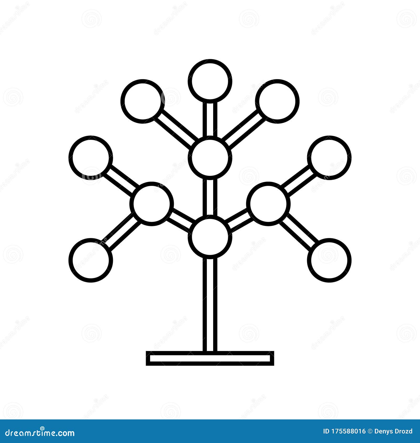 Phylogenetic Tree Science Vector Illustration Graphic Design ...