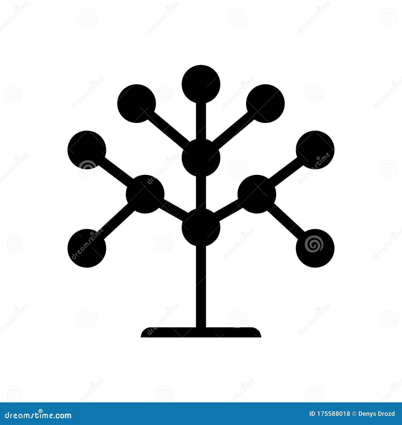 Phylogenetic, Tree Vector Icon. Element of Bio Engineering Illustration ...