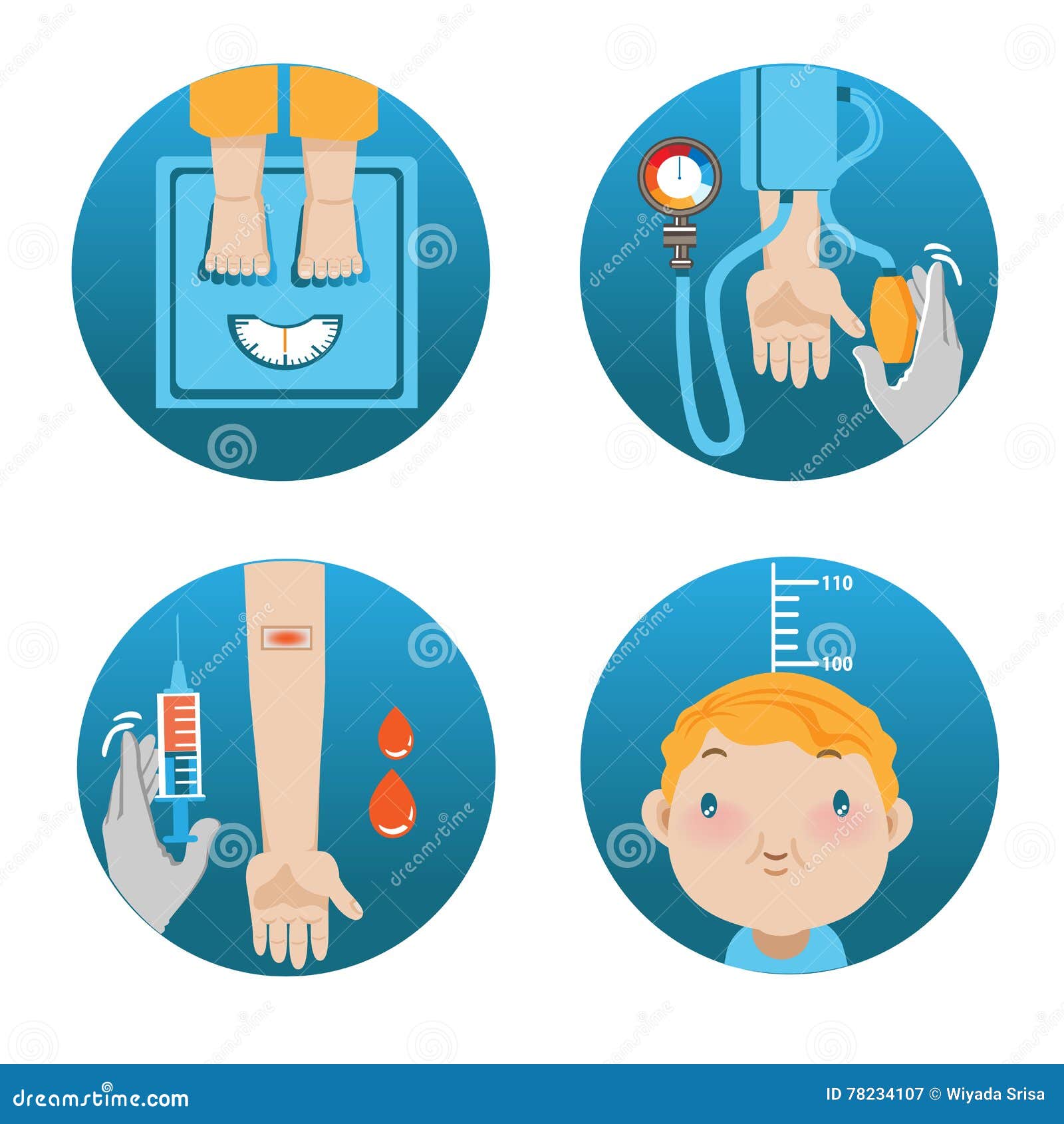 Physical Exam stock vector. Illustration of center, height - 78234107