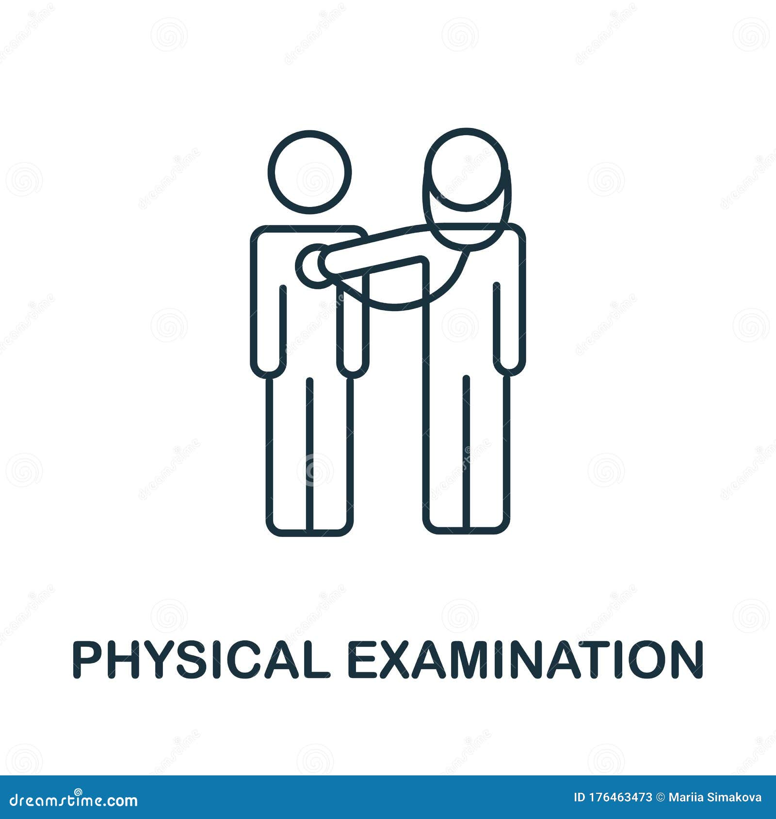Physical Examination Icon from Health Check Collection. Simple Line ...