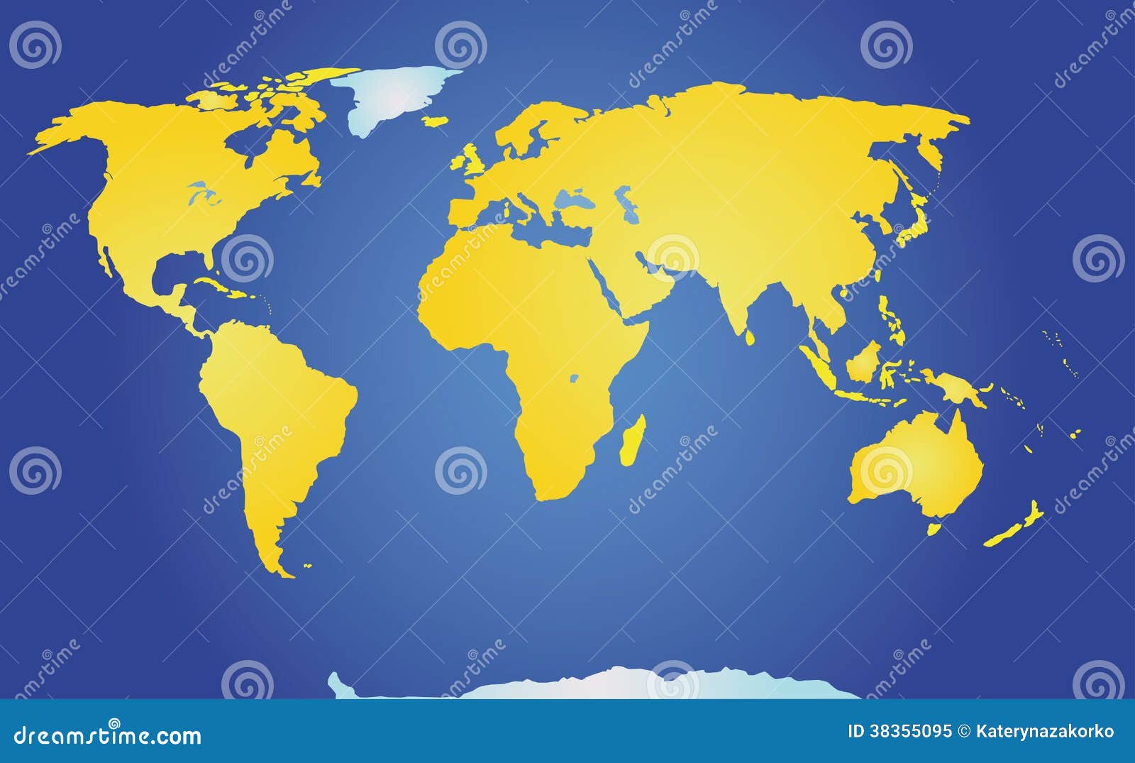 Physical map of the world stock vector. Illustration of shape - 38355095