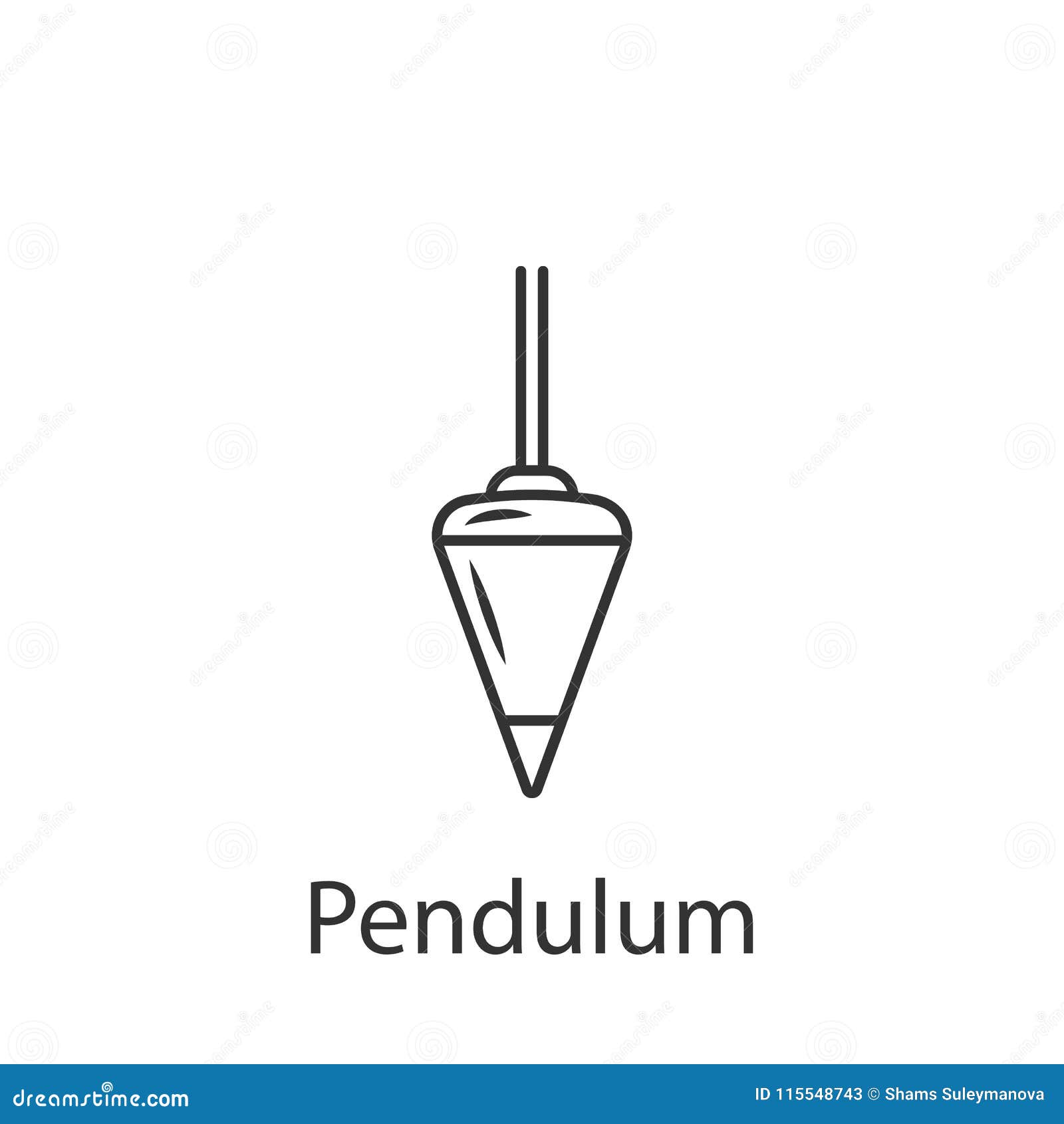 Physical Pendulum Icon. Simple Element Illustration. Physical Pendulum ...